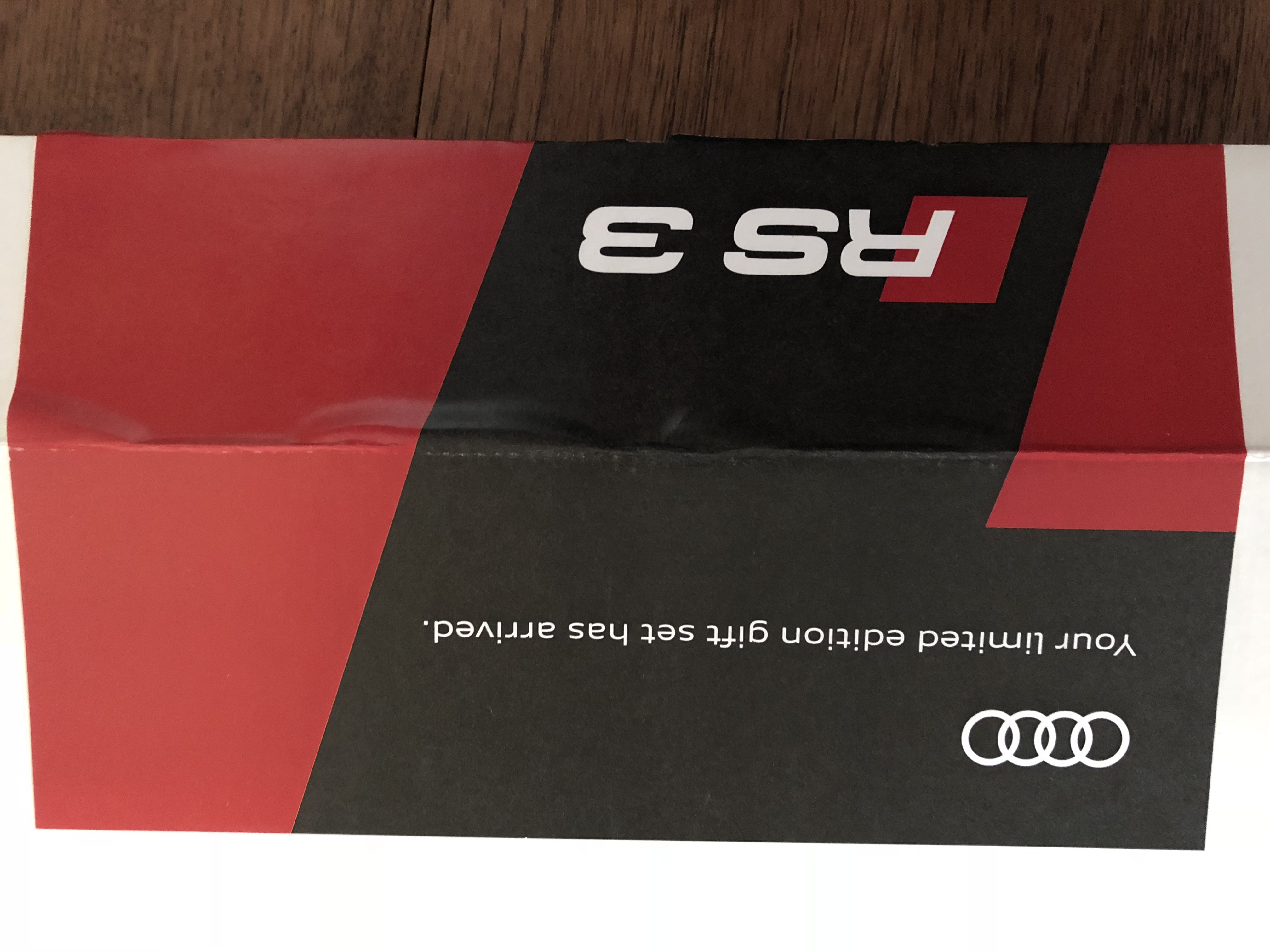 Surprise Gift From Audi NA - AudiWorld Forums