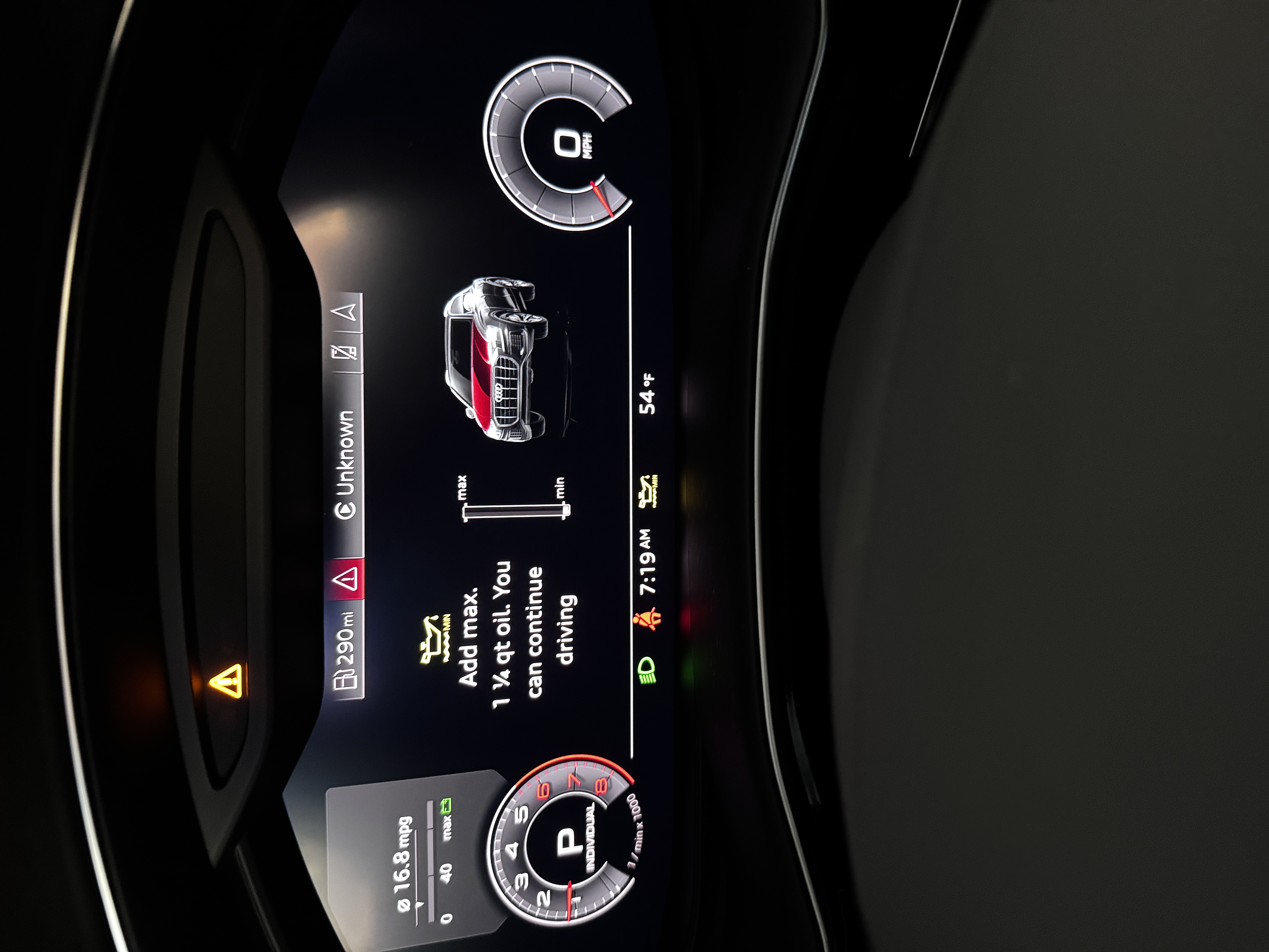 Oil Warning? - AudiWorld Forums