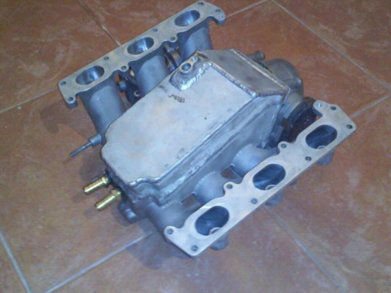 Custom 2002 ported/polished intake manifold with RS6 t.b. and double ...