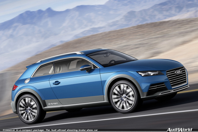 Crossover in a compact package: The Audi allroad shooting brake show ...