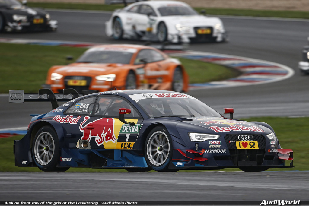 Audi on front row of the grid at the Lausitzring - AudiWorld