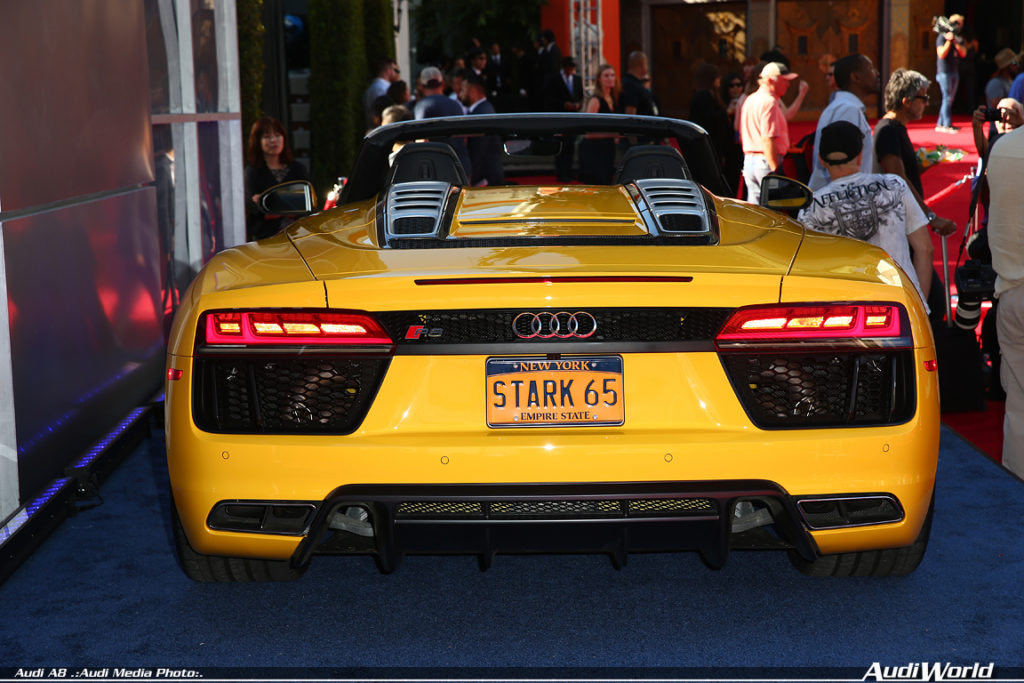 Audi A8 in disguise as surprise guest at the world premiere of ‘Spider ...