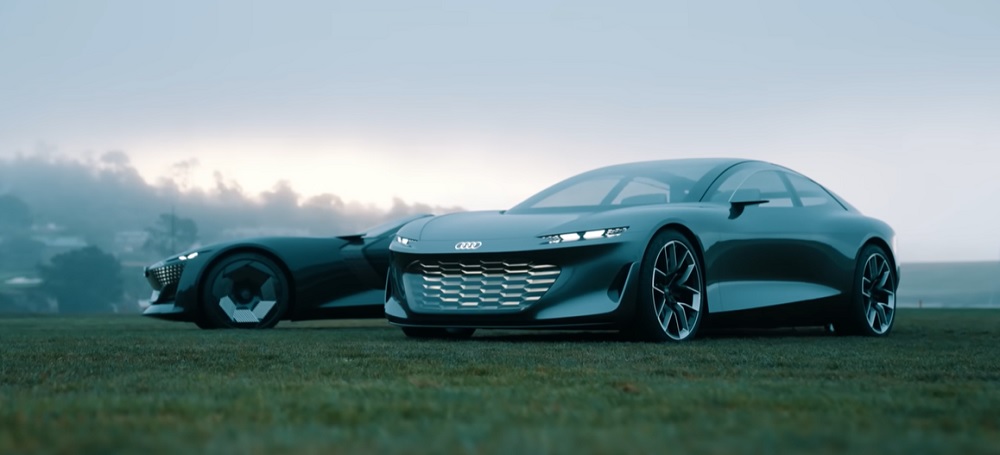 The Future of Audi: Three Audi Sphere Concept Cars Together at Pebble ...
